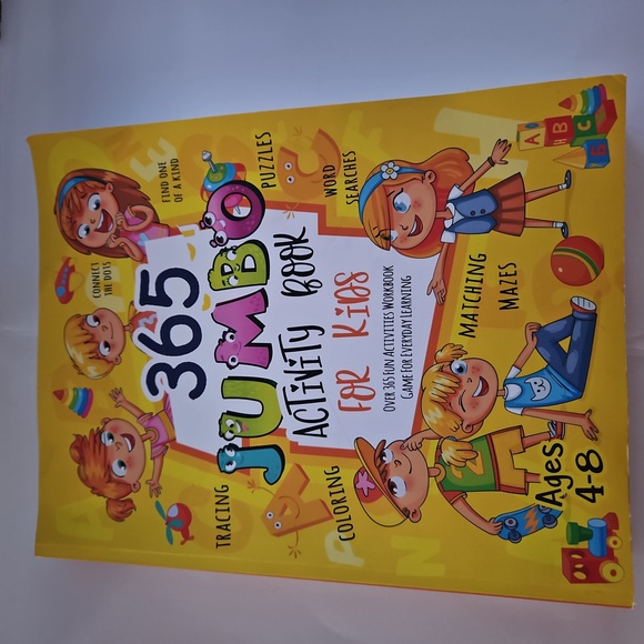 Other | 365 Jumbo Activity Book For Kids Ages 48 | Poshmark